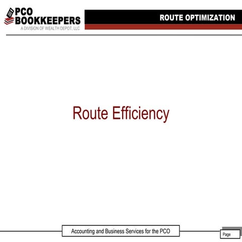 Route optimization | PPT