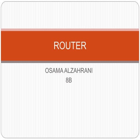 Router | PPTX