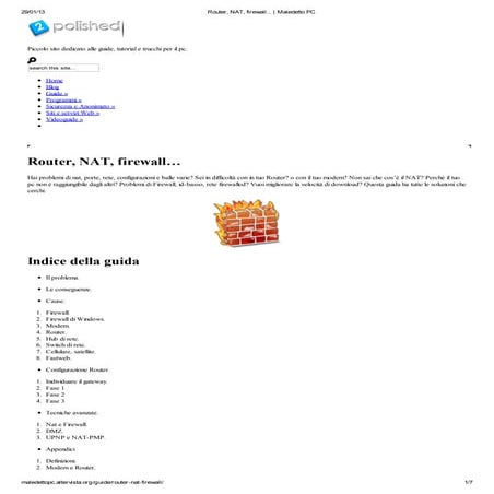 Router, nat, firewall.. | PDF