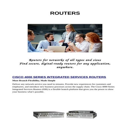 Routers | PDF