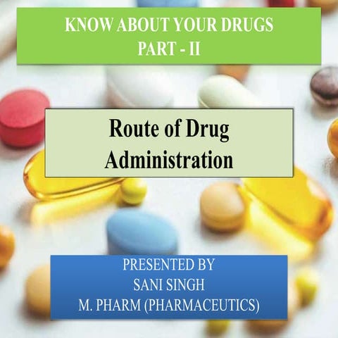 Routes of administration | PPTX