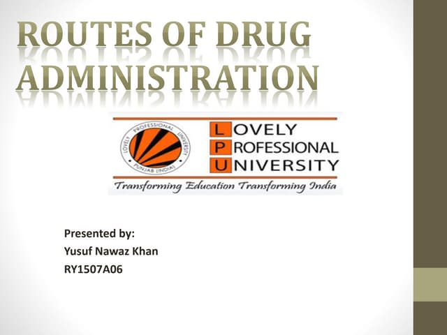 Intra peritoneal (ip) route of drug administration | PPTX