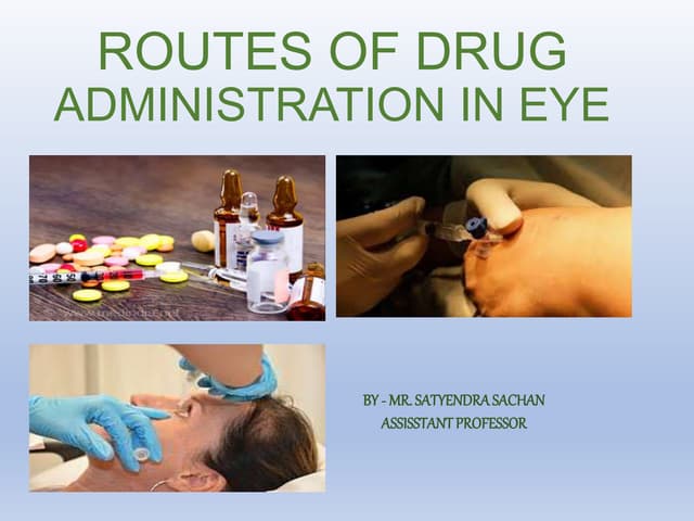 Eye instillation and ointment | PPTX