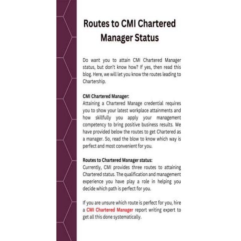 Routes to CMI Chartered Manager Status.pptx