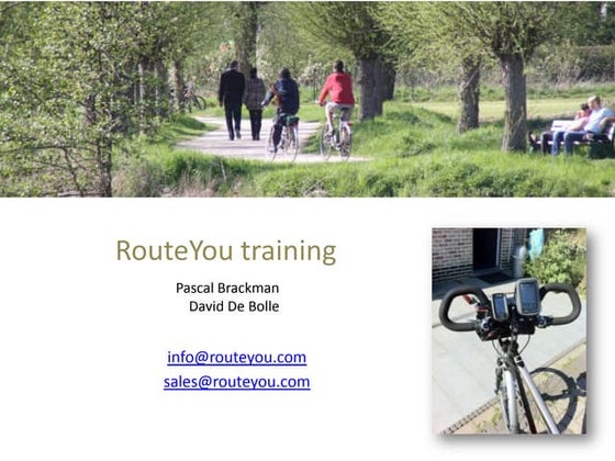 RouteYou Route Viewer EN | PPT