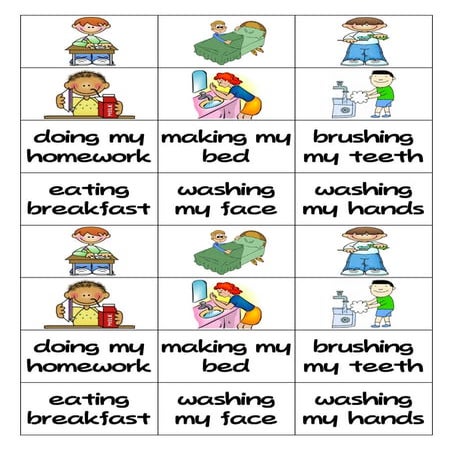Routine2 flashcard | PDF