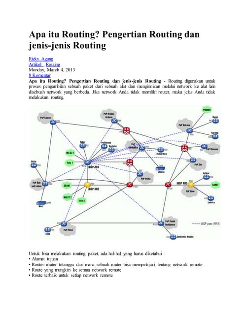 Presentasi KELOMPOK SATU - Proses Routing.pptx