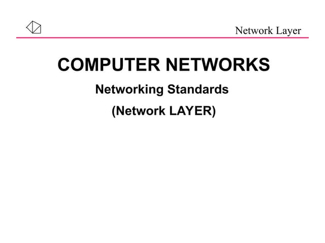 Routing Algorithms In Computer Networksppt