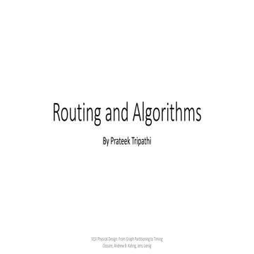 Routing And Algorithms For Vlsi Designpptx 3 D Graphics Computer 4409