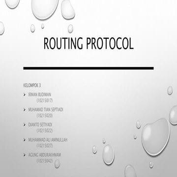 Routing protocol | PPT