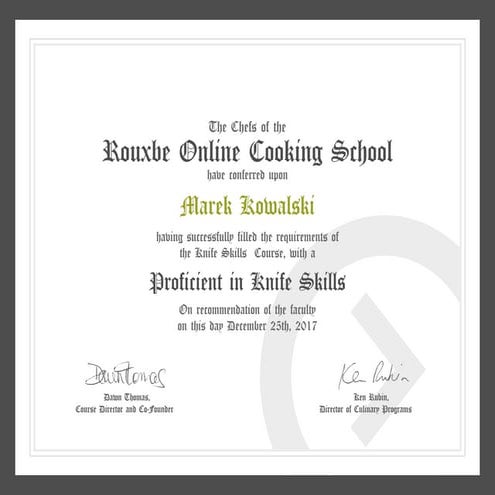 Knife Skills Course | PDF