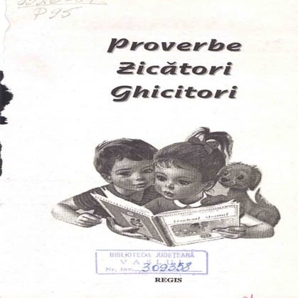 Proverbe,zicatori,ghicitori | PDF
