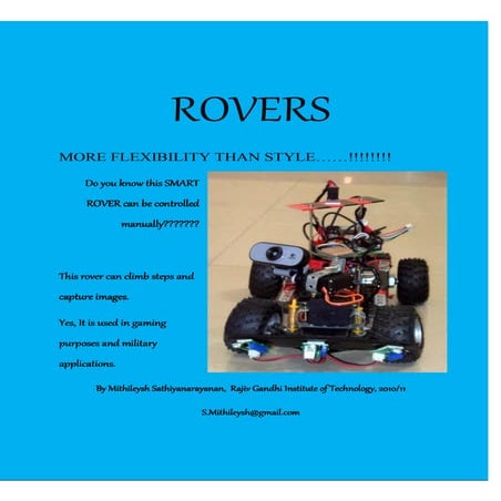 Rovers (A4 poster type) | PDF | Robotics | Technology & Computing