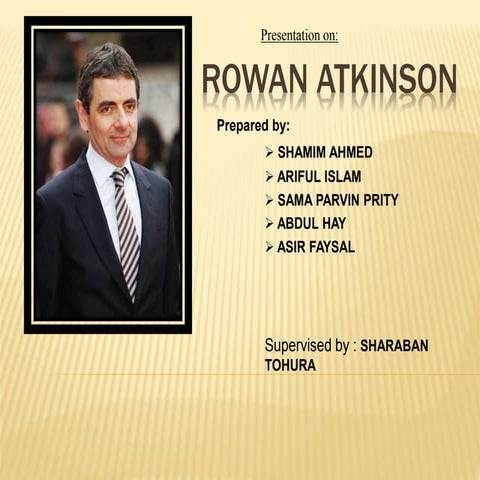 Rowan Atkinson (Mr. Bean) | PPTX