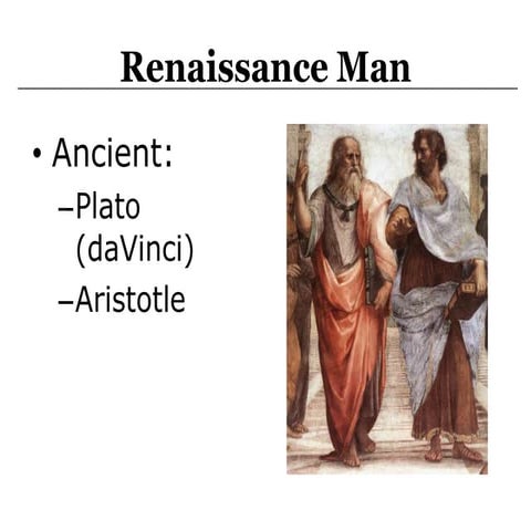 Lesson Three - The Renaissance Man | PPT