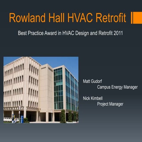 Rowland Hall Hvac Retrofit | PPTX