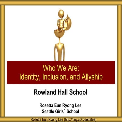 Rowland Hall Identity Inclusion Allyship | PPTX