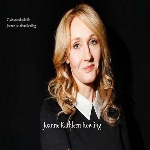 J. K Rowling | PPTX