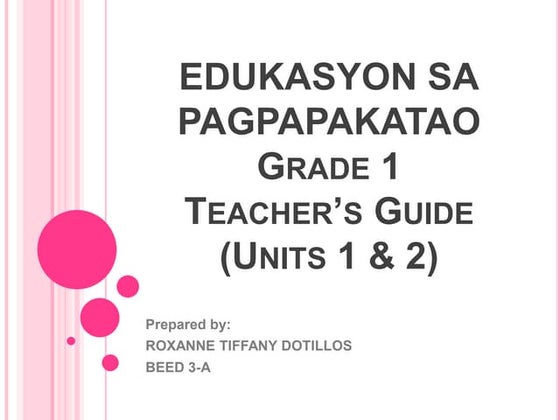 Daily Lesson Log ESP 6 Quarter 2 Week 1. | DOCX