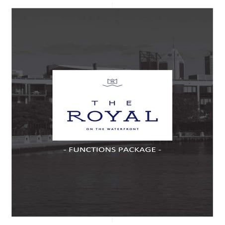 Function Package - The Royal On The Waterfront | PDF