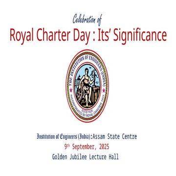 Celebration of Royal Charter Day in Assam.pptx