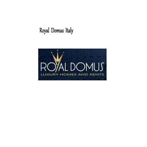 Royal domus italy | PPTX