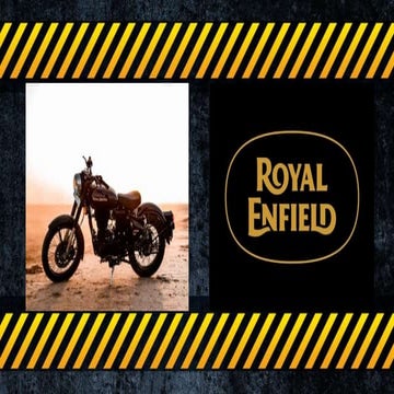 Royal enfield study and history | PPT