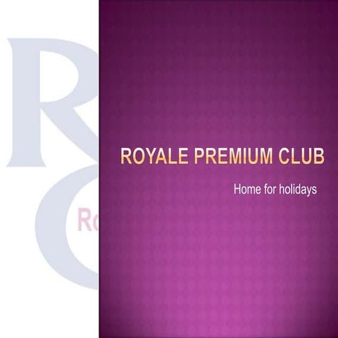 Royale premium club | PPTX