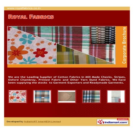 Royal Fabrics, Chennai, Garment Fabric | PDF