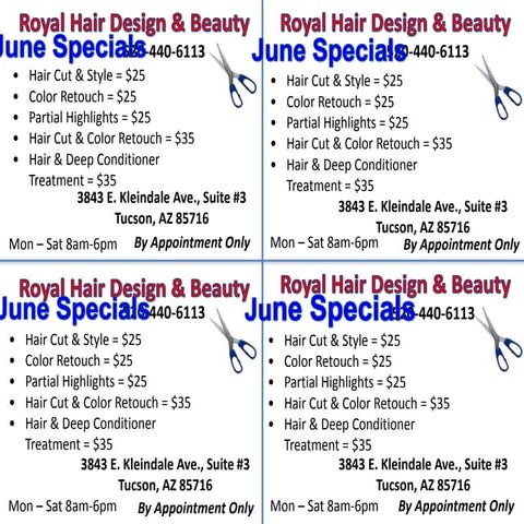 ROYAL HAIR DESIGN AND BEAUTY TUCSON | PPTX