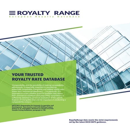 Royalty range presentation 2017 | PDF