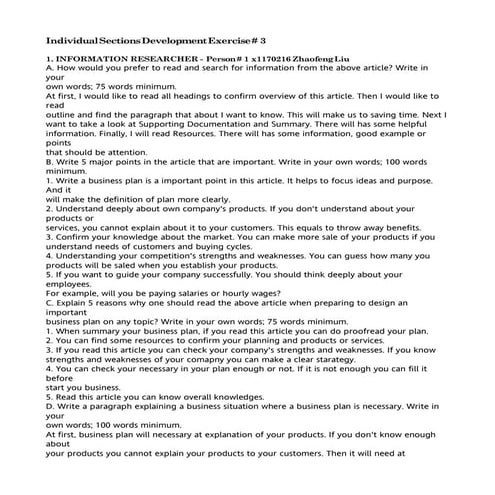 Supermarket Business Plan | PDF