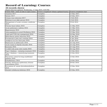 Course completed | PDF