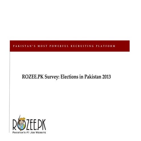 Pakistan election information portal | PPTX