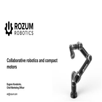 Rozum Robotics USA 2019 | PDF