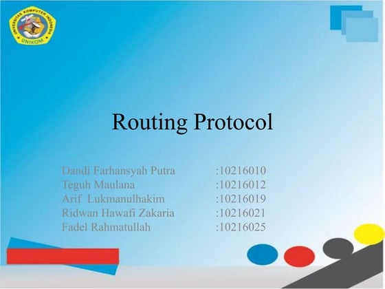 Routing Information Protocol | PPT
