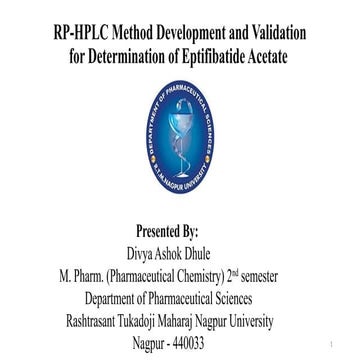 RP-HPLC Method Development and Validation for Determination of ...
