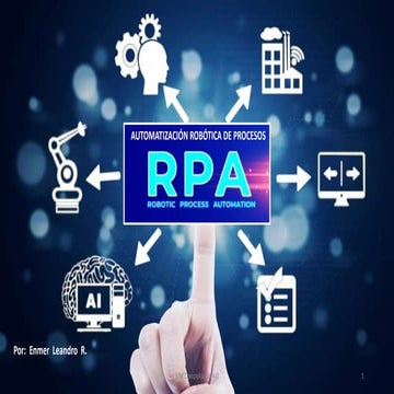 RPA AUTOMATIZACIÓN ROBÓTICA DE PROCESOS | PPTX