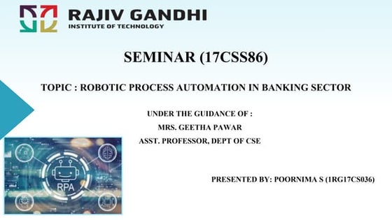 The Impact of AI-Powered RPA in Banking! | PPTX