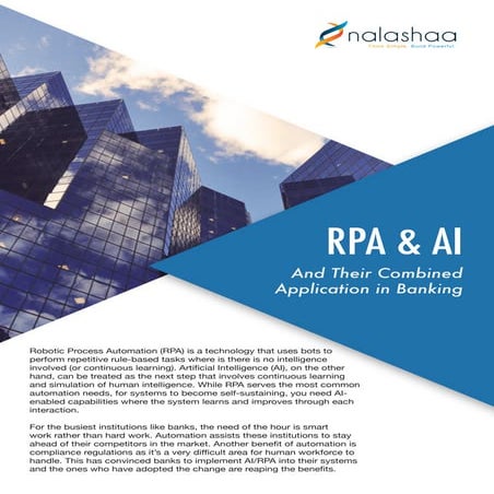 RPA and AI in banking | PDF