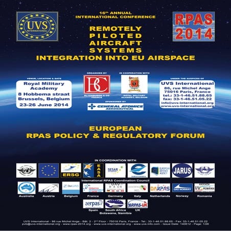 Rpas 2014 Conference Program (with bios & abstracts) | PDF
