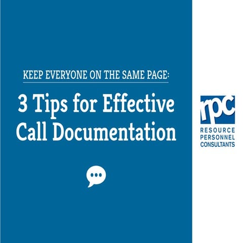 3 Tips for Effective Call Documentation | PDF