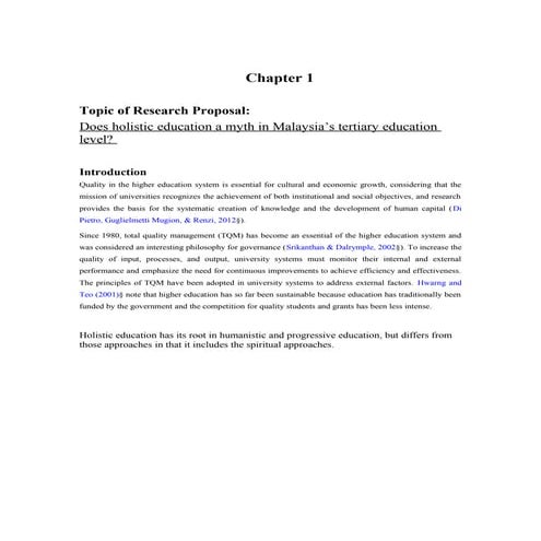 Chapter 3: Research Question | PPTX