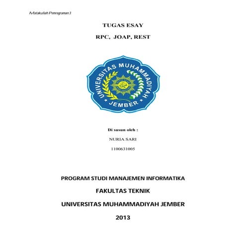 Rpc, soap,rest | PDF