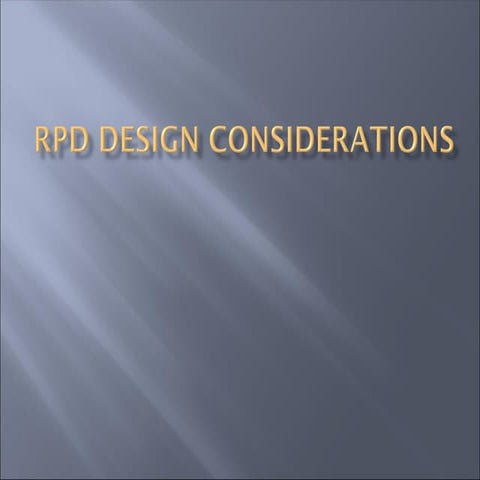 26. designing of rpd | PPT