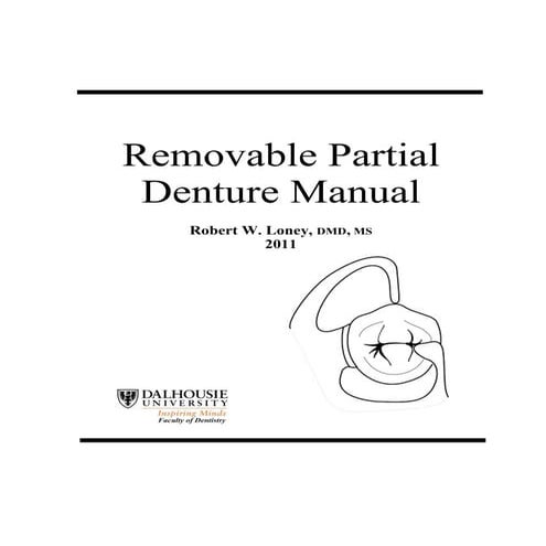 Rpd manual 11 | PDF | Dental Health | Diseases and Conditions
