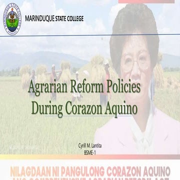Chap. 14. comprehensive agrarian reform program | PPT