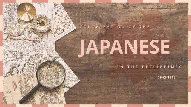 Philippines under Japanese puppet government | PPTX