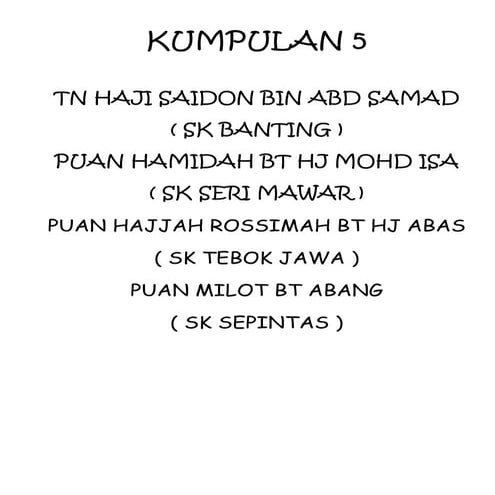 Rph dsv kump 5 | DOCX