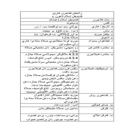 Rph sirah minggu 2 (bahan) | DOCX